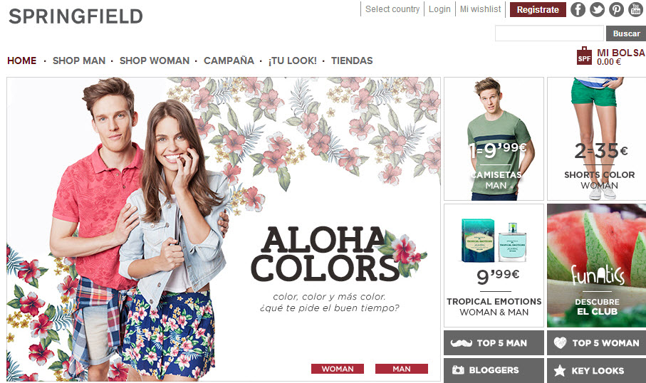 Springfield rebajas 2024 ropa de sport para ir a la última